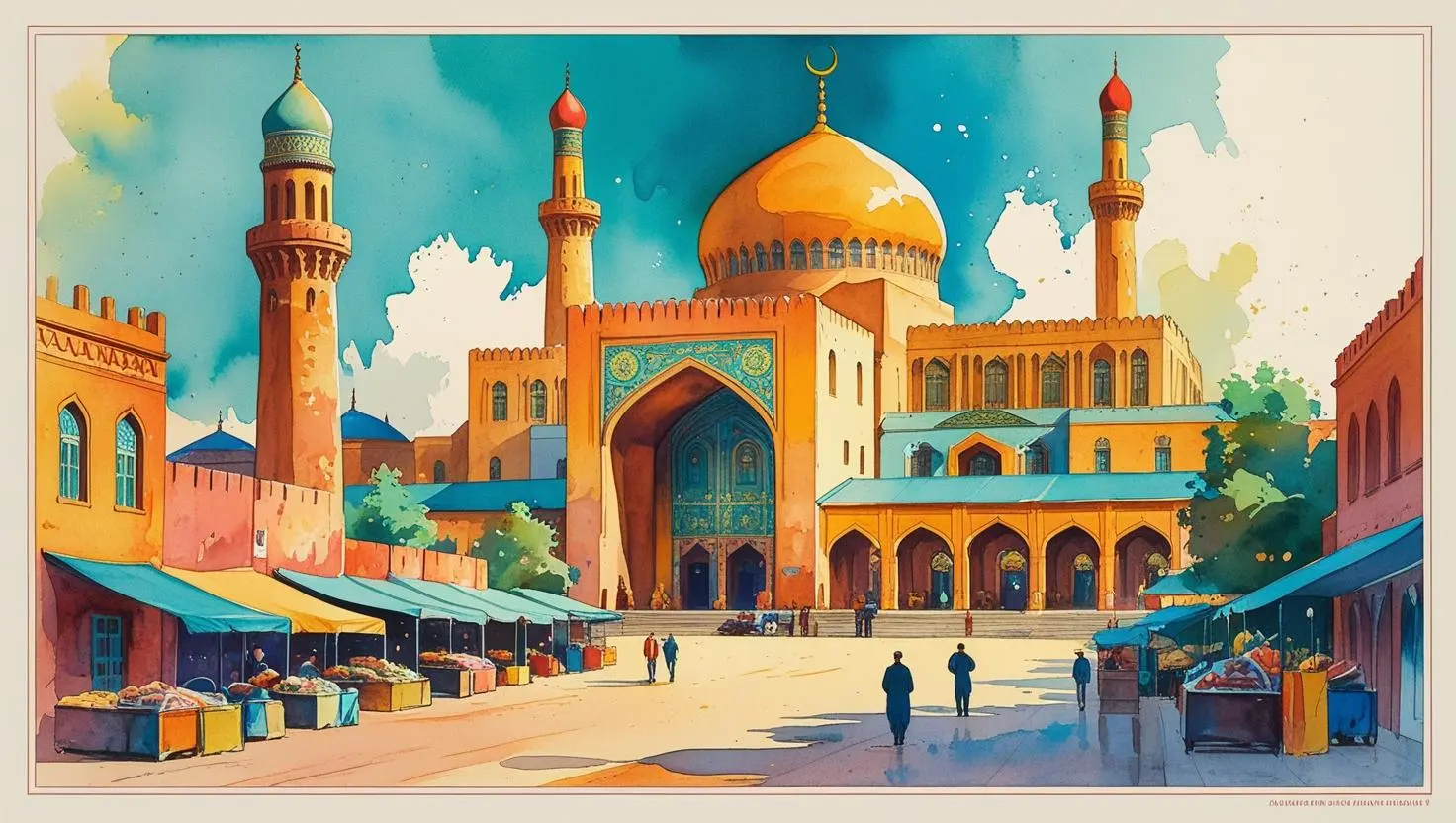 The White Marble City Gleaming in the Desert – An Imaginary Journey to ...